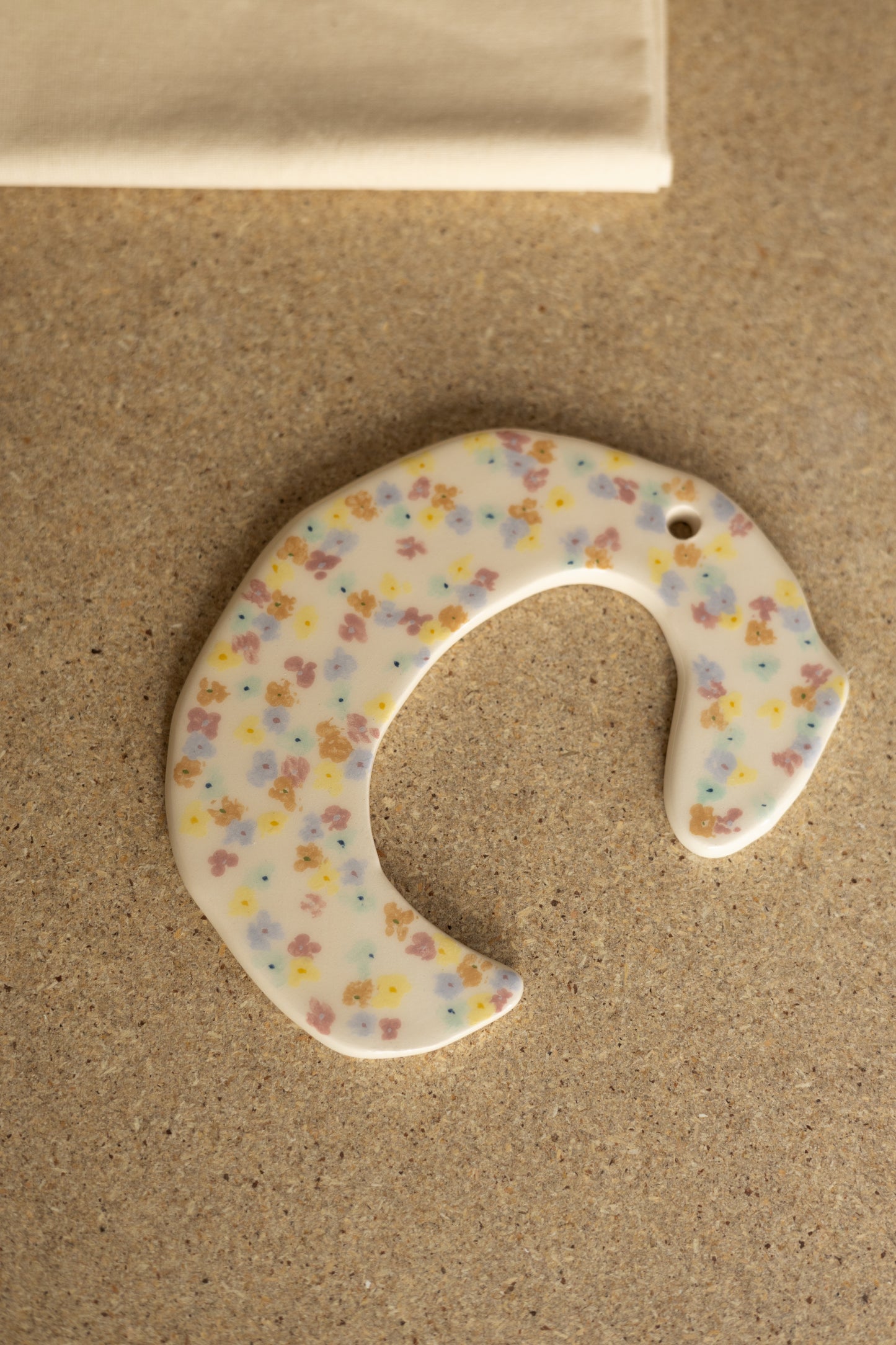 hand painted ceramic letters – nude ceramics
