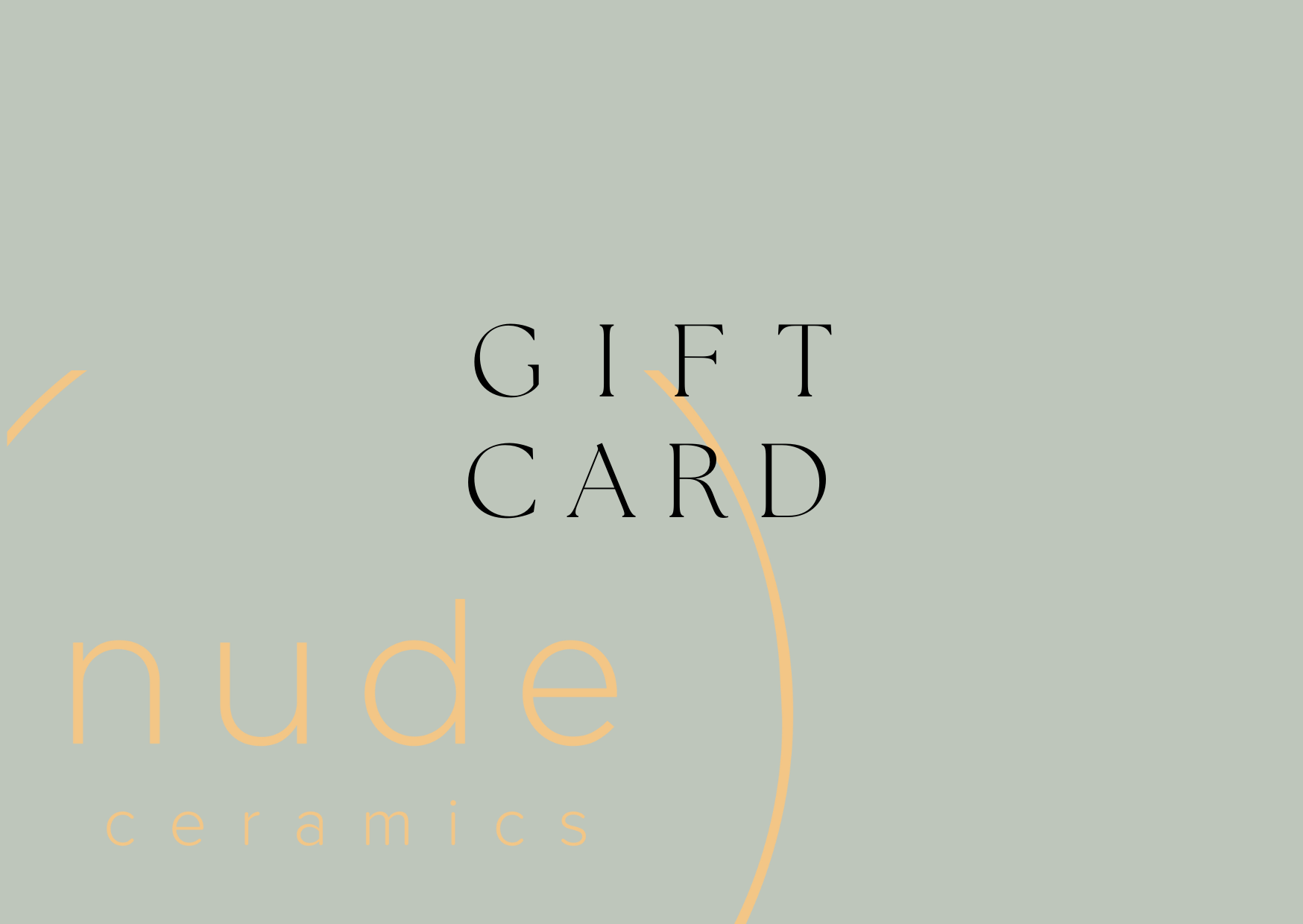 gift card – nude ceramics
